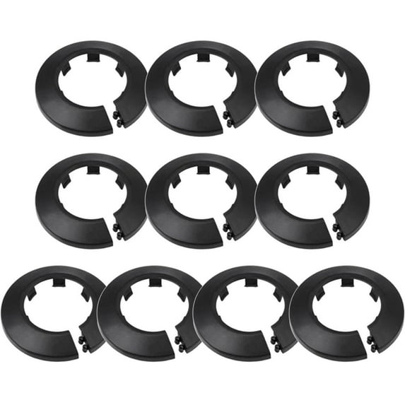 PVC Radiator Pipe Collars Plastic Cover For Pipes Various Sizes and ...
