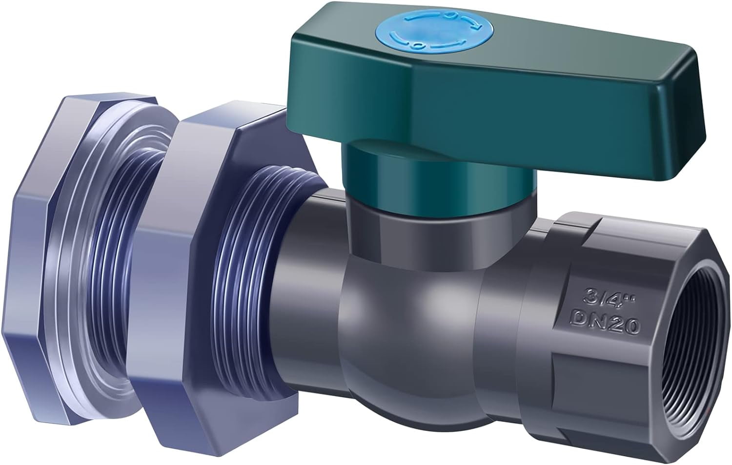 PVC Rain Barrel Diverter Kit, 3/4 Inch Rain Barrel Valve, Rain Barrel ...