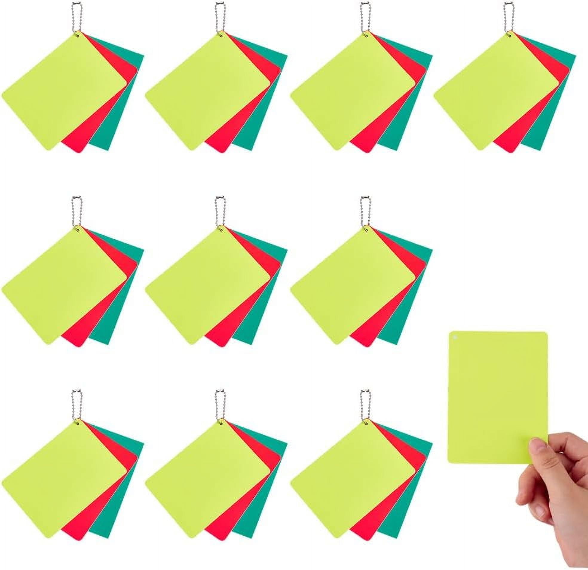 PVC Referee Penalty Cards Referee Card Sets Soccer Referee for Sports ...
