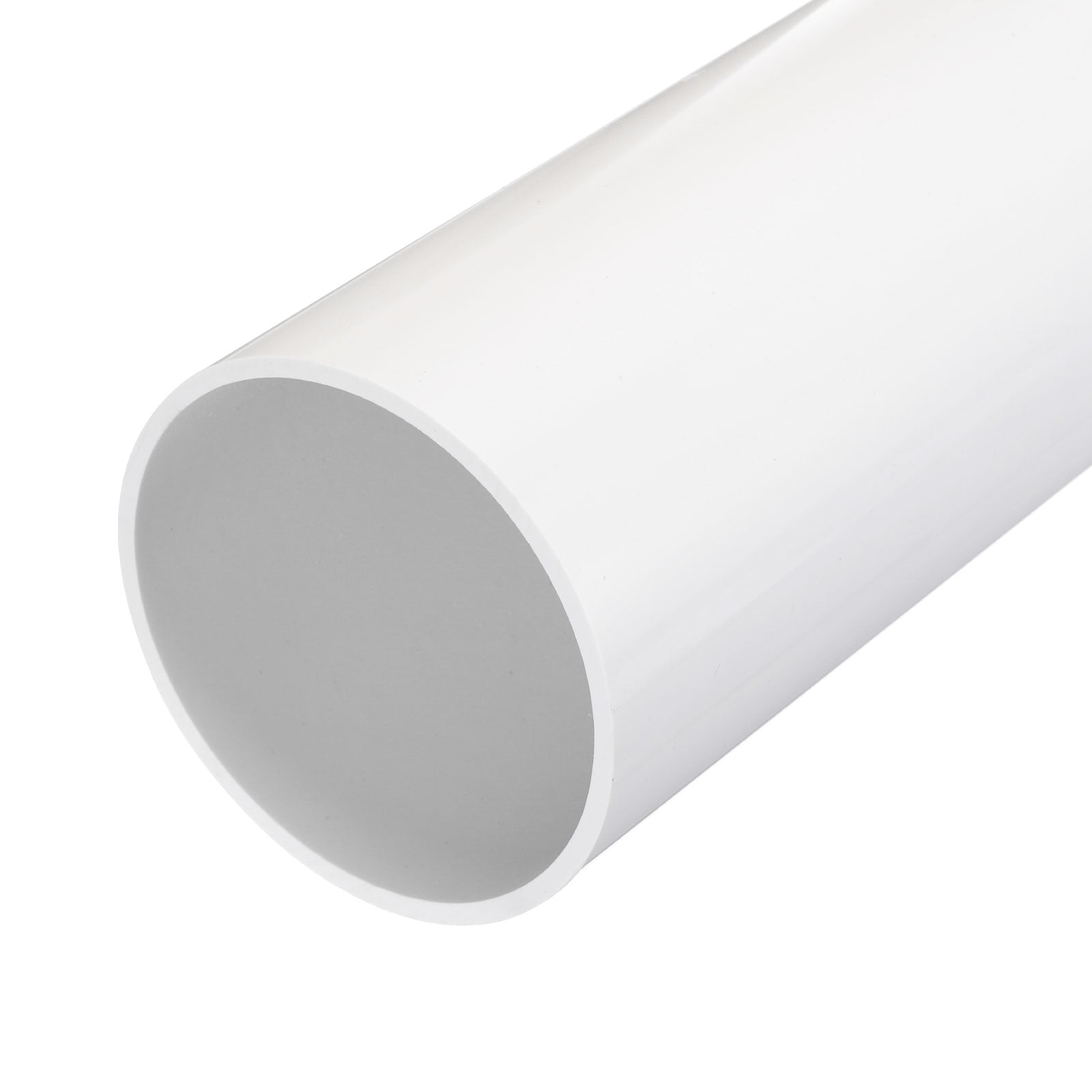 Uxcell PVC Rigid Round Pipes High Impact for Water Pipe Crafts Cable ...
