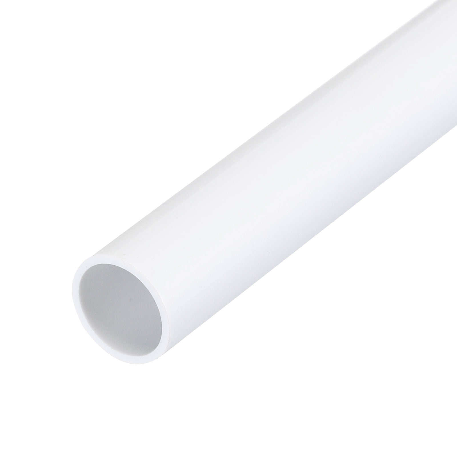 Uxcell PVC Rigid Round Pipes High Impact for Water Pipe,Crafts,Cable ...