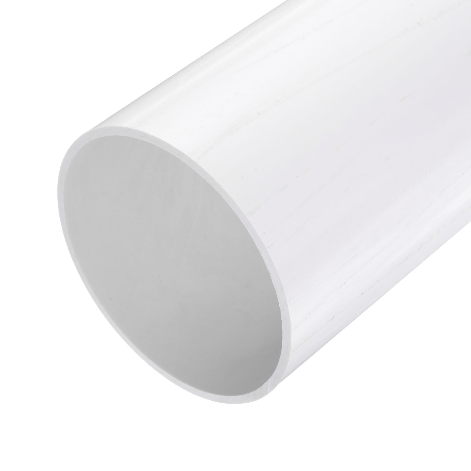 Rigid Round Pipe 131.4mm ID 140mm OD 9" Length White High Impact for ...