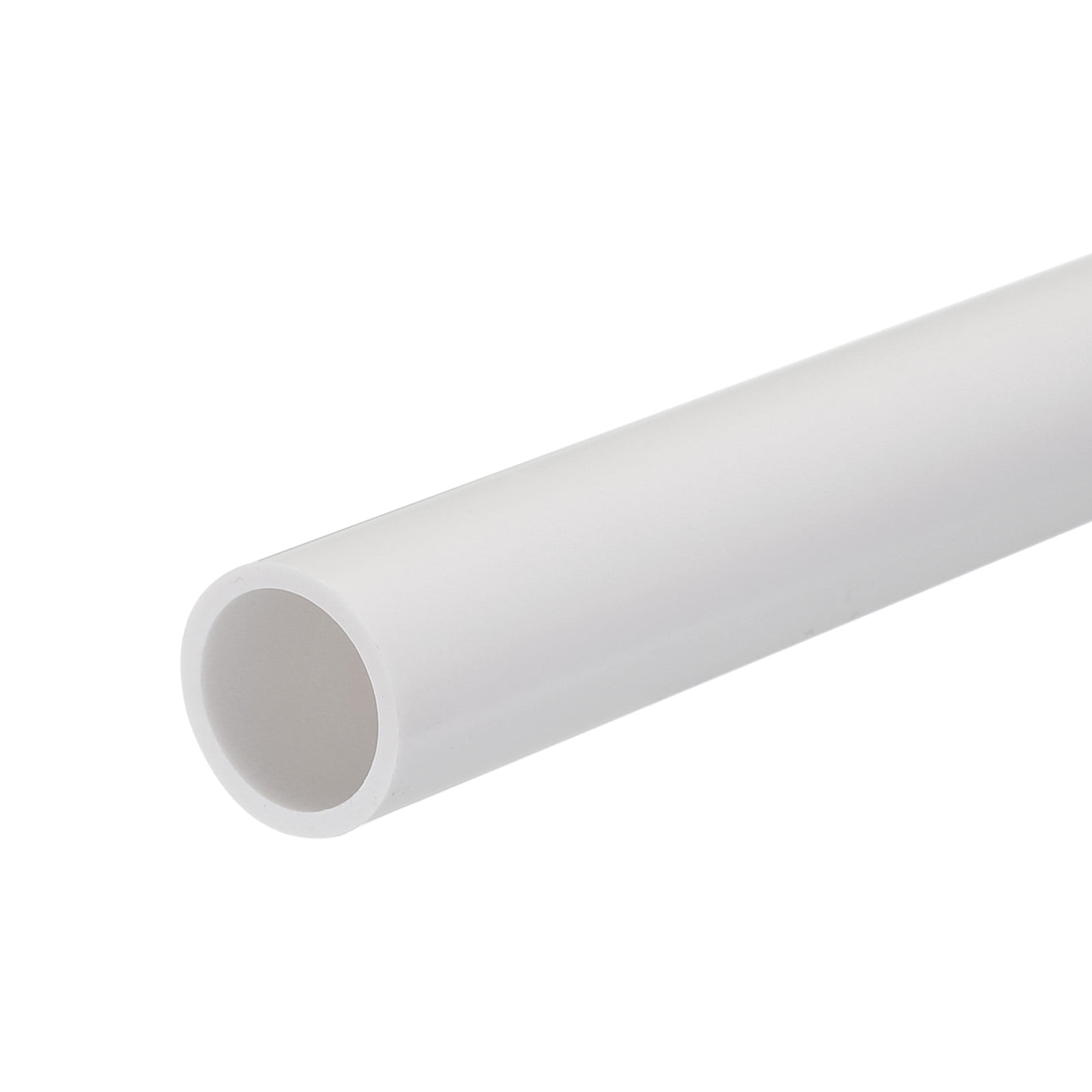 Rigid Round Pipe 16mm ID 20mm OD 20cm/8" Length White High Impact for ...
