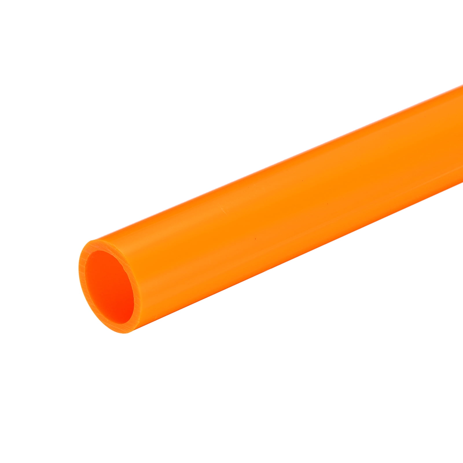 PVC Rigid Round Pipe 16mm ID 20mm OD 330mm/13" Orange High Impact for ...