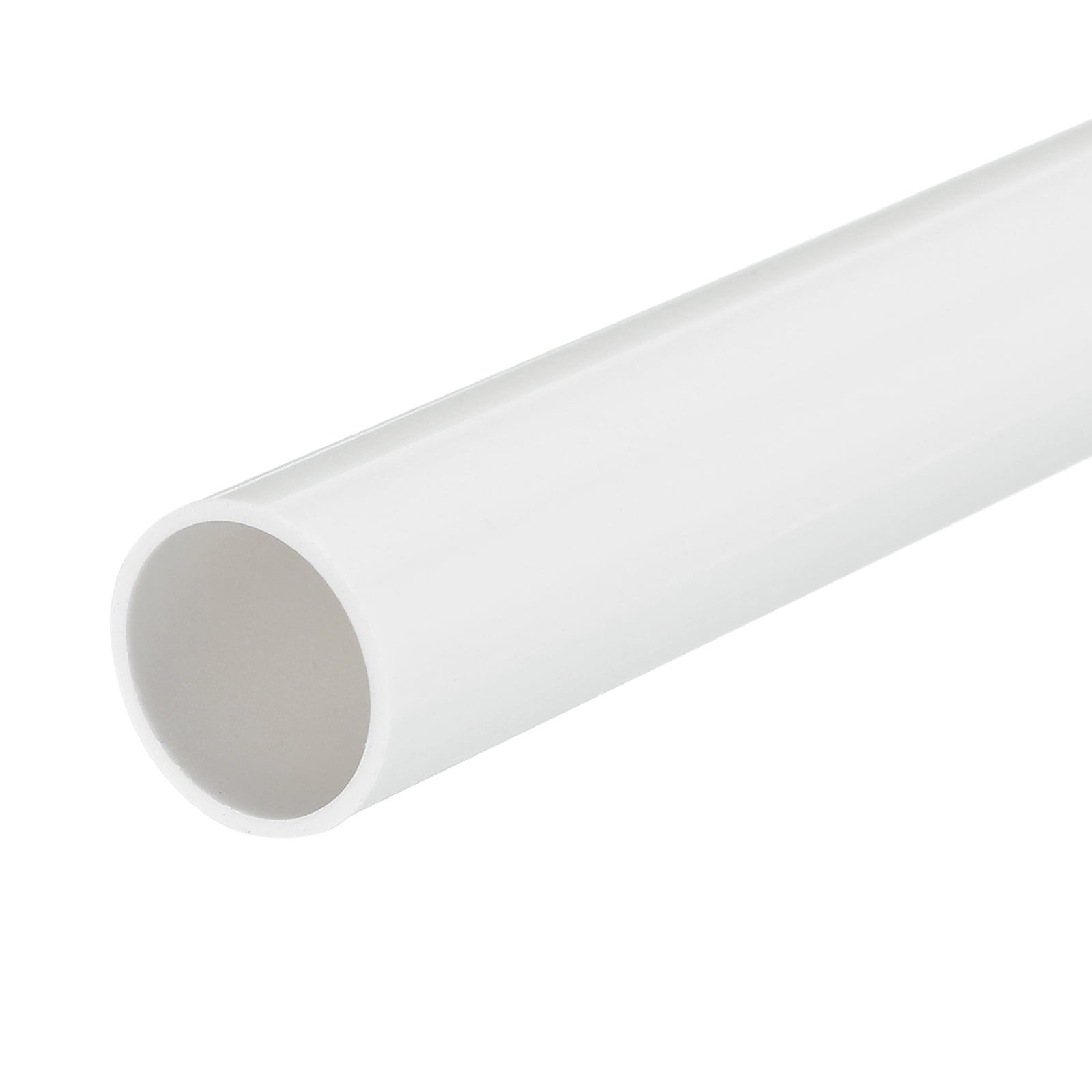 PVC Rigid Round Pipe 21mm ID 25mm OD 330mm/13" White High Impact for ...