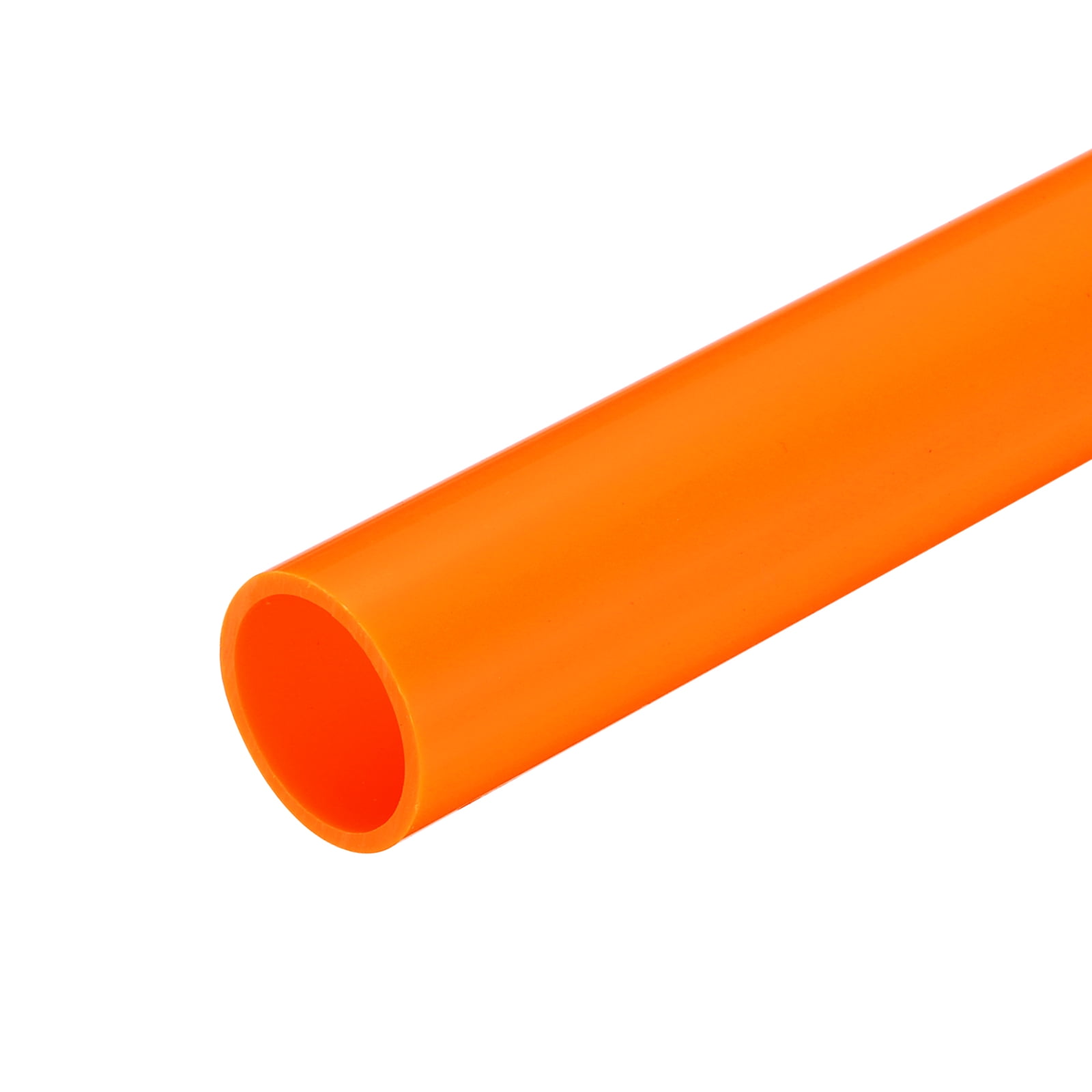 PVC Rigid Round Pipe 27.2mm ID 32mm OD 20cm/8" Length Orange High ...