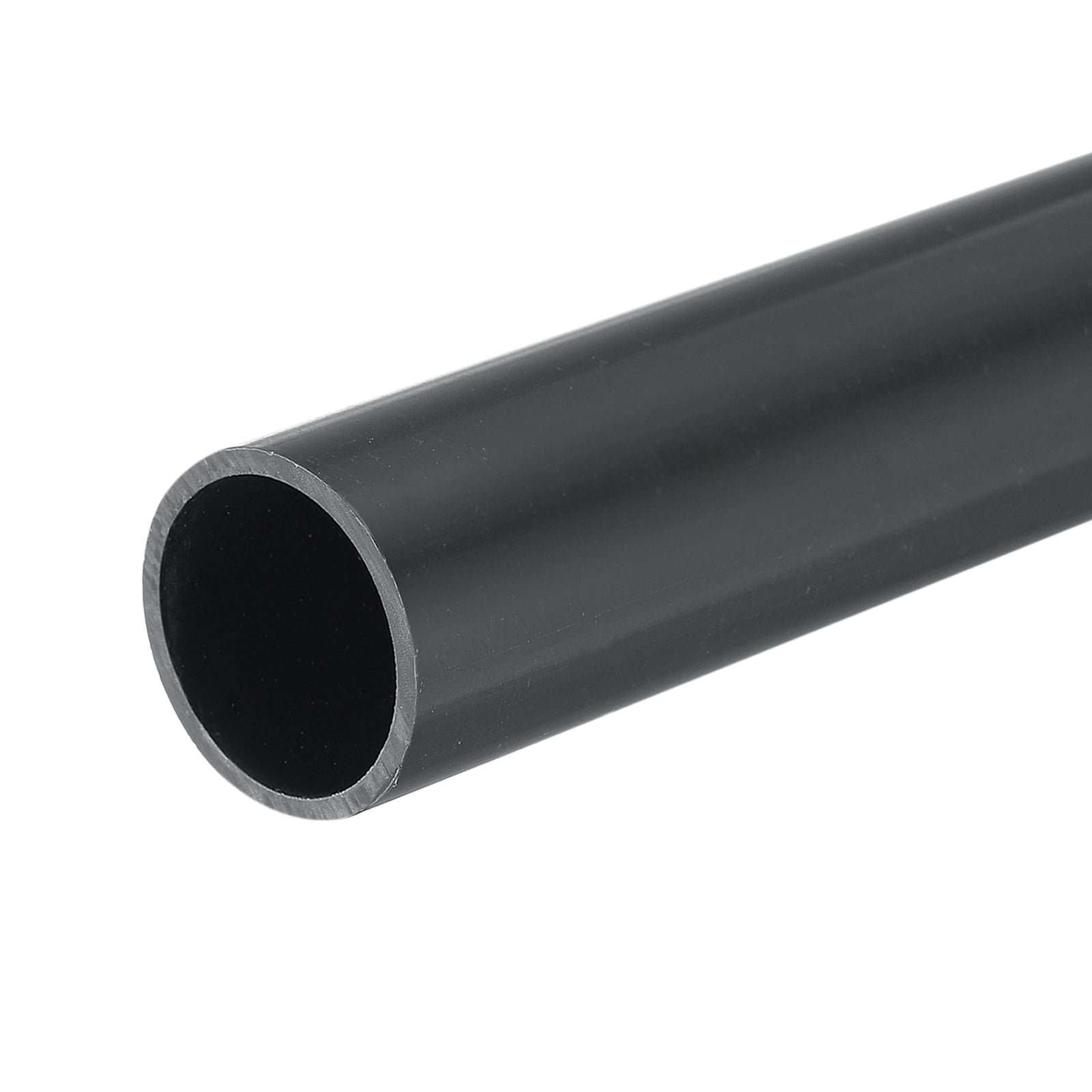 Uxcell Rigid Round Pipe 28.2mm ID 32mm OD 330mm/13" Dark Grey High ...