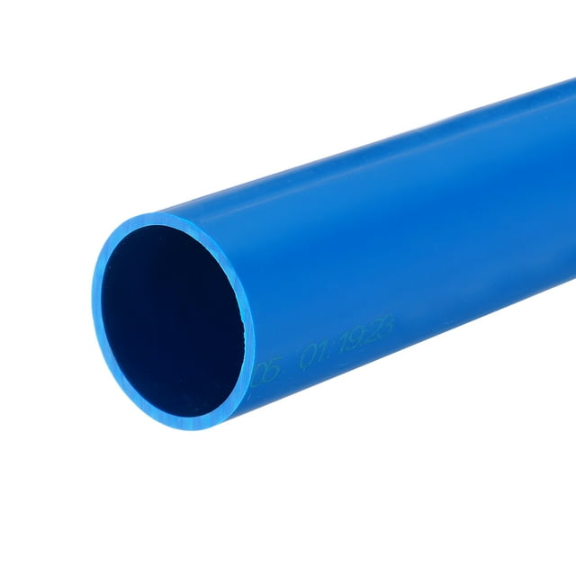 PVC Rigid Round Pipe 28mm ID 32mm OD 20cm/8" Length Blue High Impact ...