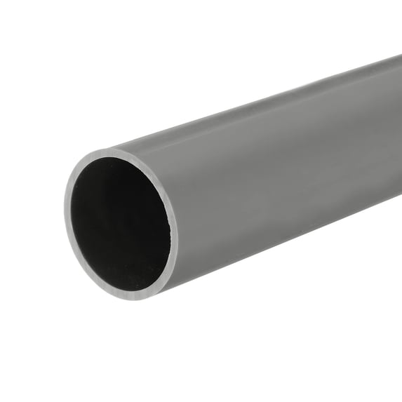 Uxcell Rigid Round Pipe 28mm ID 32mm OD 330mm/13" Light Grey High ...