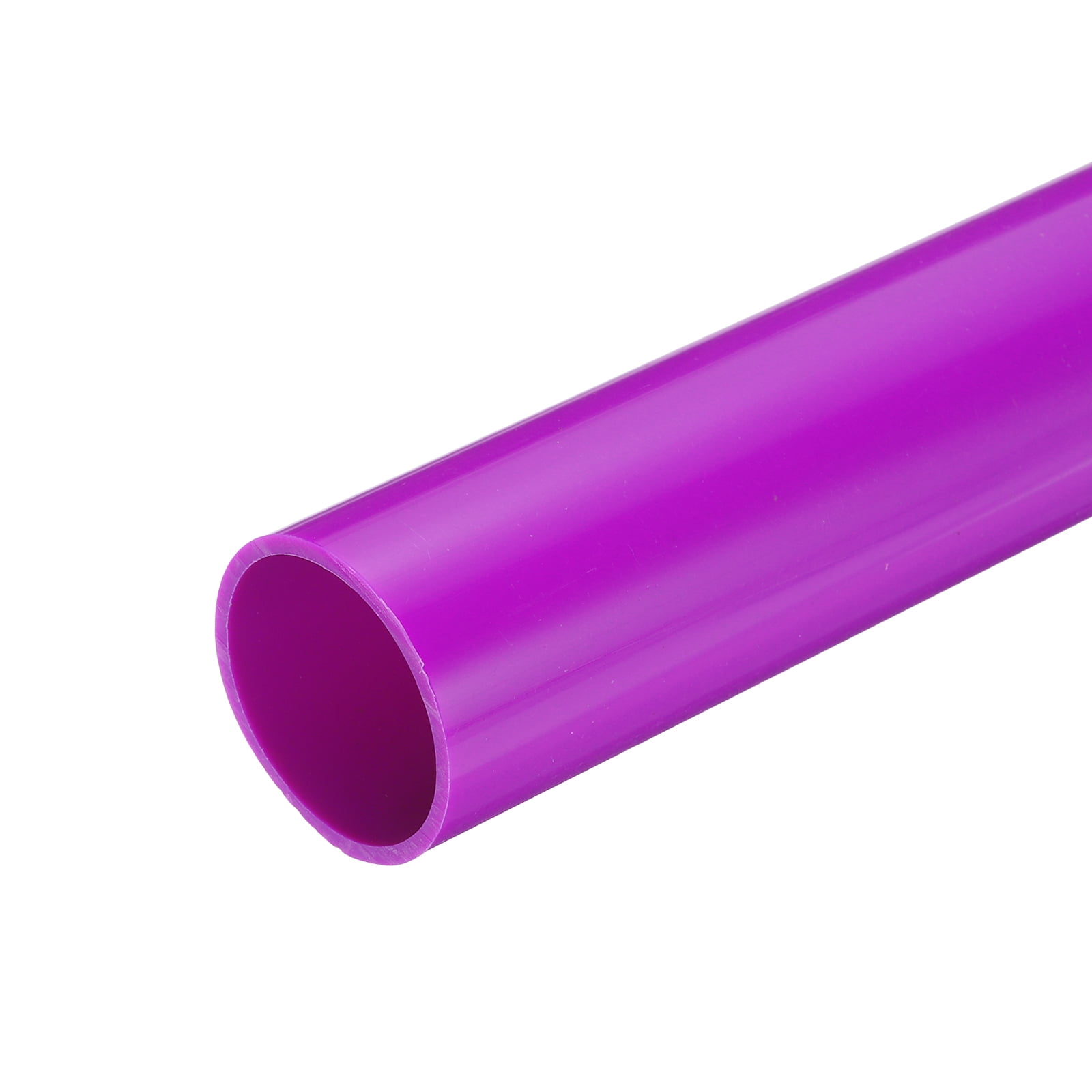 Rigid Round Pipe 35.2mm ID 40mm OD 20cm/8" Length Purple High Impact ...