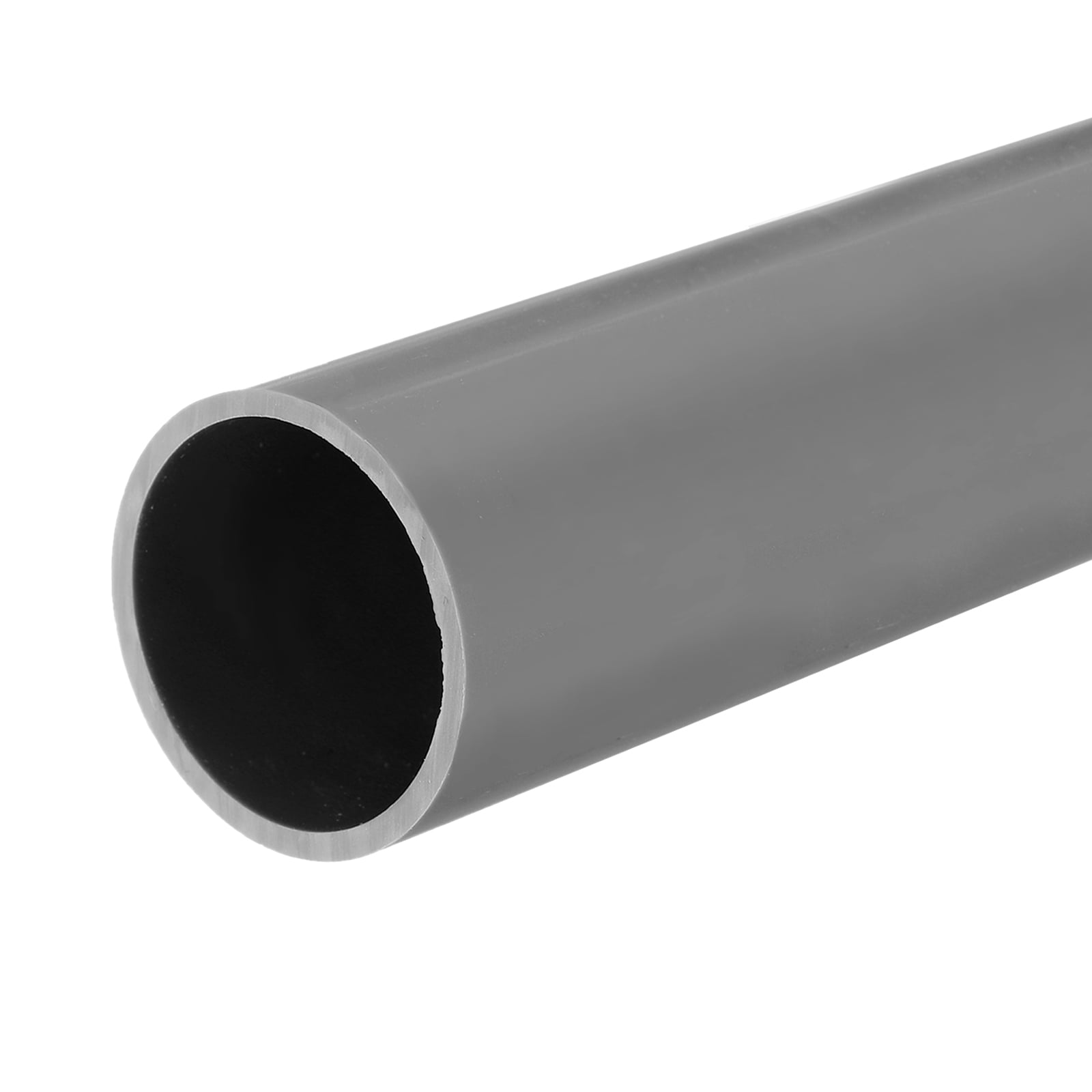 Uxcell Rigid Round Pipe 36mm ID 40mm OD 330mm/13" Light Grey High ...