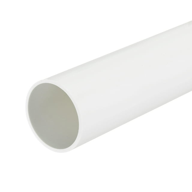PVC Rigid Round Pipe 36mm ID 40mm OD 330mm/13" White High Impact for ...