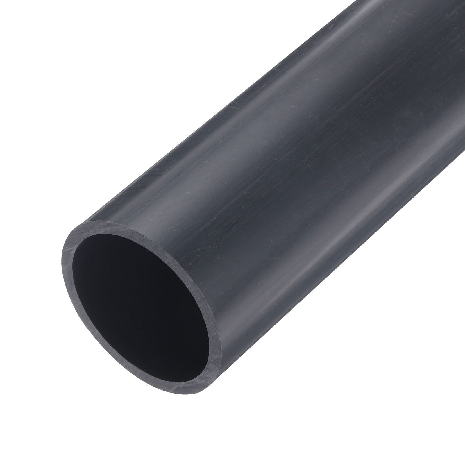 Rigid Round Pipe 51.8mm ID 60mm OD 9" Length Dark Grey High Impact for ...