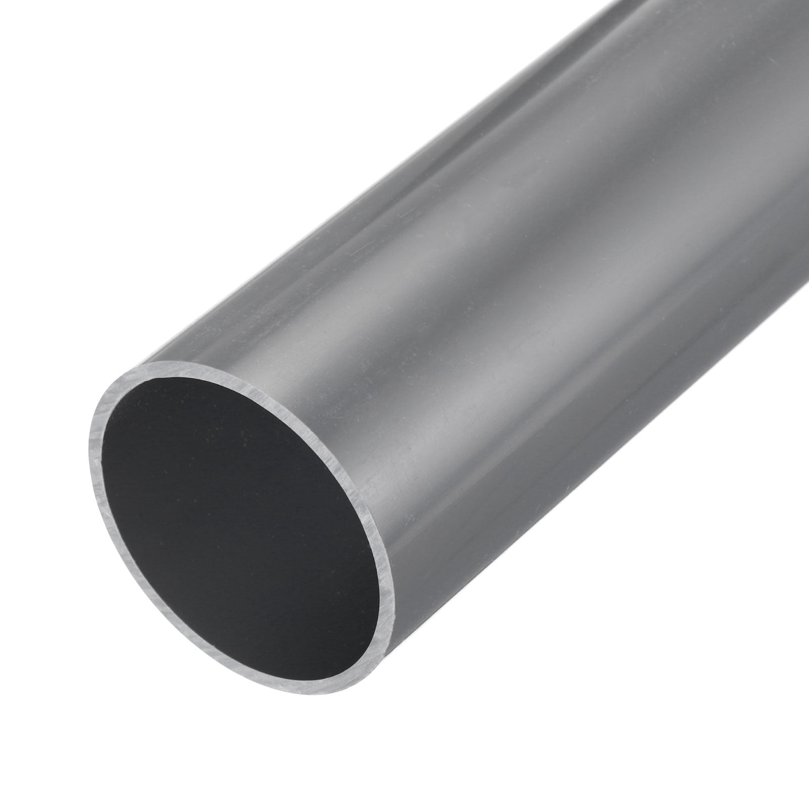 Uxcell Rigid Round Pipe Light Grey 2.16 x 2.36"(ID*OD) High Impact for ...