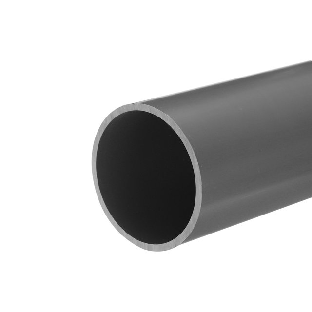 PVC Rigid Round Pipe 57mm ID 63mm OD 20cm/8" Length Light Grey High ...