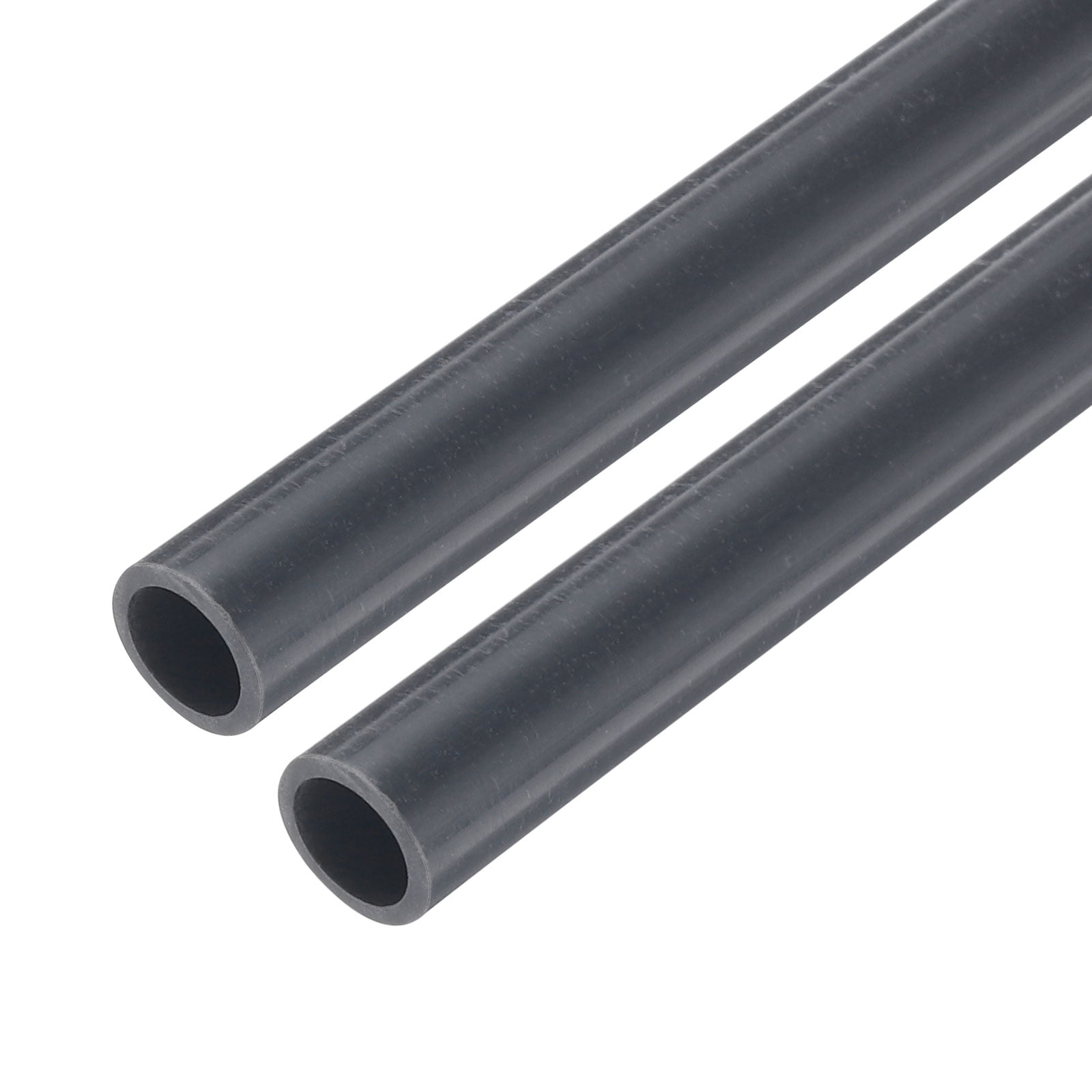 PVC Rigid Round Pipe 7mm ID 9mm OD 9" Length Dark Grey High Impact for ...