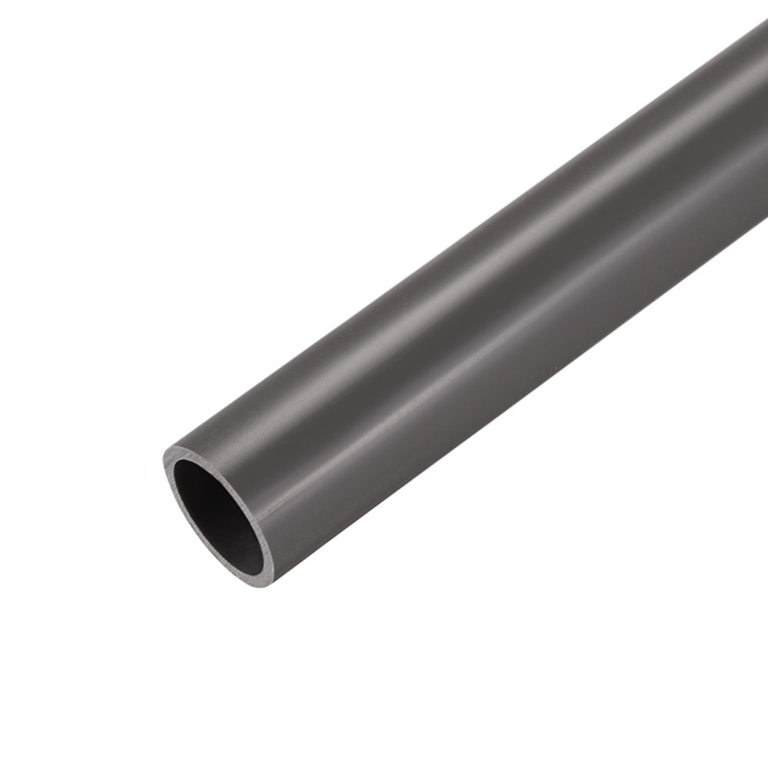 Rigid Round Tubing 13/16-inch ID x 1-inch OD 1.6ft, Gray - Walmart.com