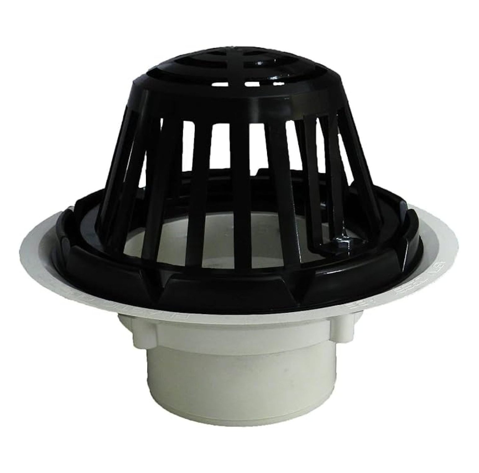 PVC Roof Drain 4 Inch - PRD902P with Plastic Dome - Flat Roof Drainage ...