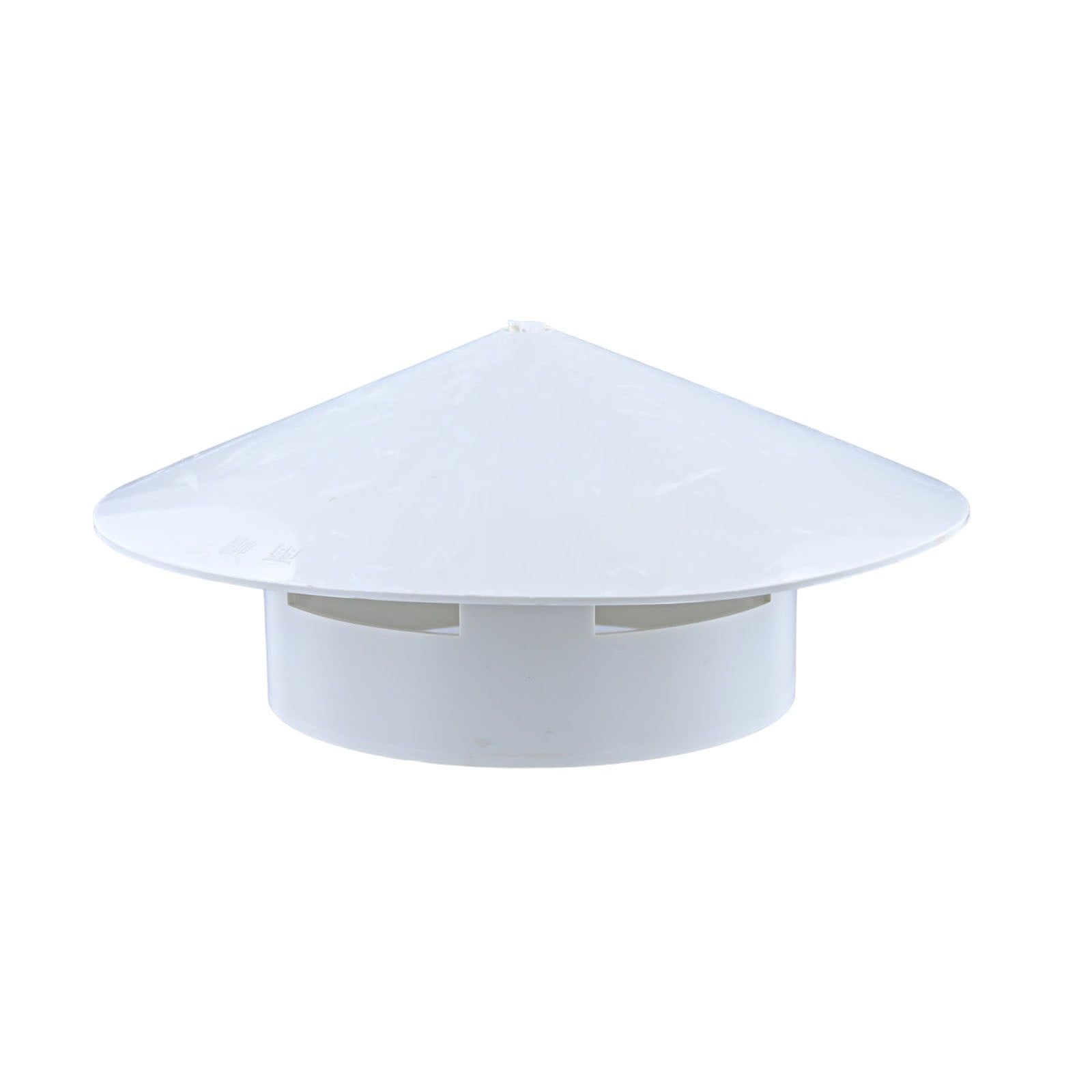 PVC Roof Ventilation Grille Rain Cap for 75-160mm Pipe - Weatherproof ...