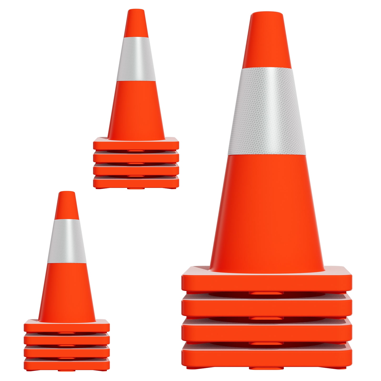 PVC Safety Cone, Wind Resistant Design, High Visibility, Traffic Cone ...
