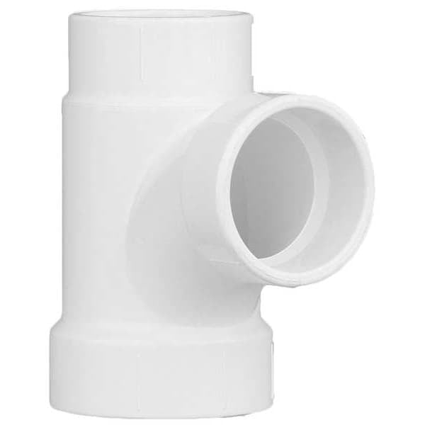 PVC Sanitary Tee, Hub, 2 in x 1 1/2 in x 1 1/2 in Pipe Size 1CNW9 ...