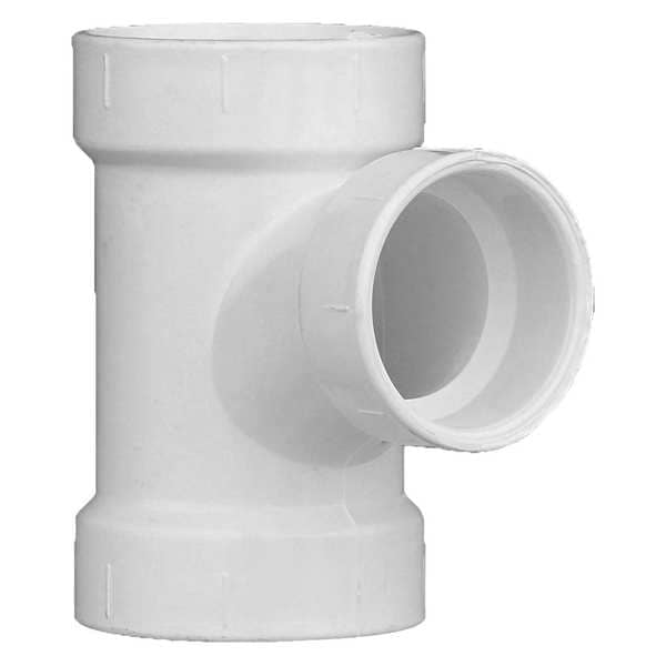 PVC Sanitary Tee, Hub, 2 in x 2 in x 1 1/2 in Pipe Size(1WJP7 ...