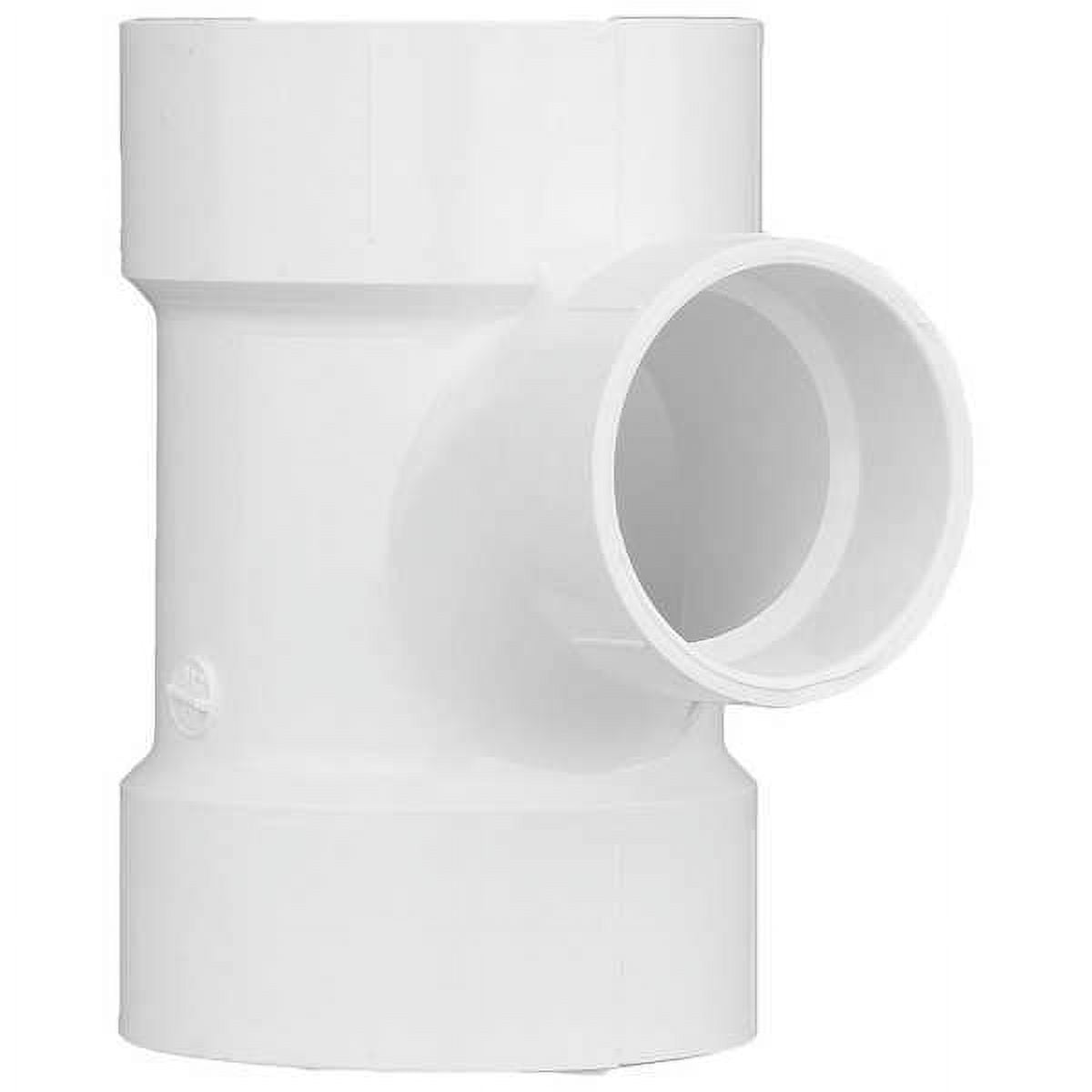 PVC Sanitary Tee, Hub, 3 in x 3 in x 2 in Pipe Size(1WJP8) - Walmart.com