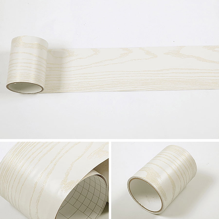 PVC Self-Adhesive Baseboard Wall Sticker Wood Grain Door Frame ...