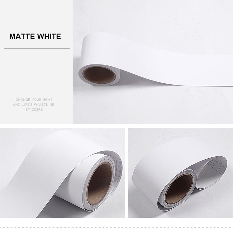 PVC Self-Adhesive Baseboard Wall Sticker Wood Grain Door Frame ...