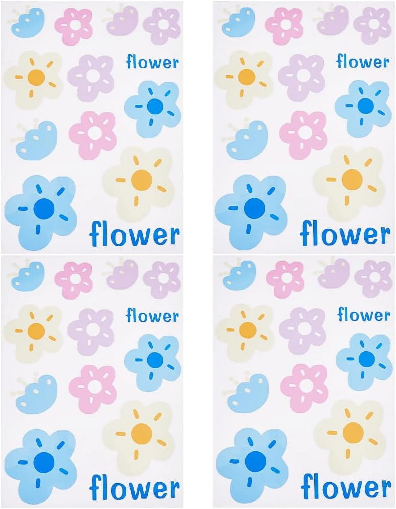 PVC Self Adhesive Flower Car Sticker Waterproof Floral Decals for Car ...