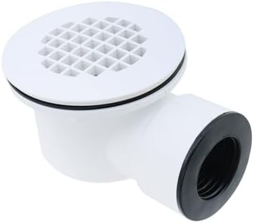 PVC Side Outlet Drain Assembly, Fits 1.5 or 2 Inch Pipe for Shower Base ...