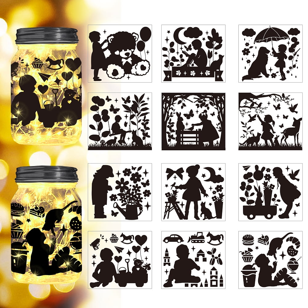 PVC Silhouette Paper for Lighting Decoration Paper Cut Light Box ...