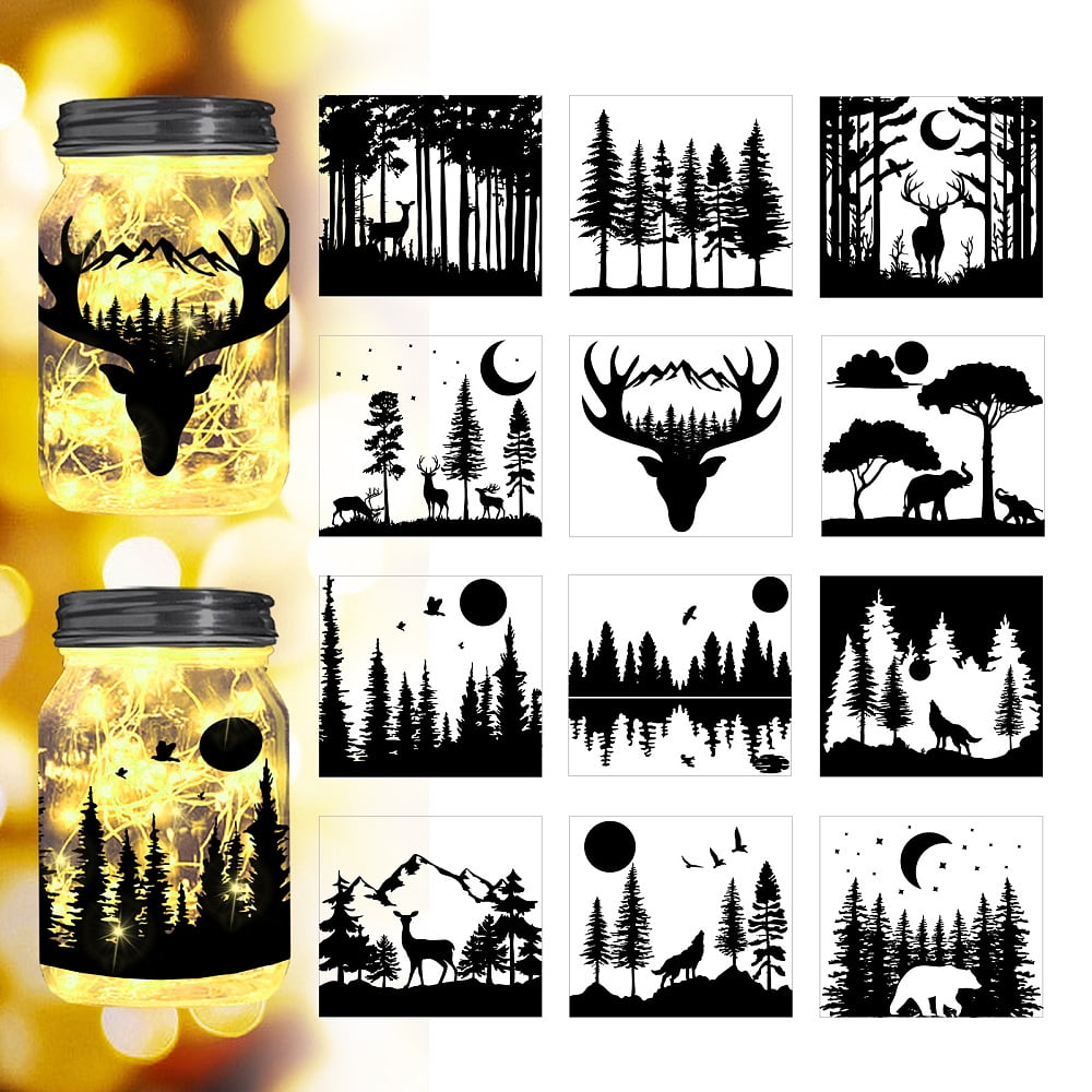 PVC Silhouette Paper for Lighting Decoration Paper Cut Light Box ...