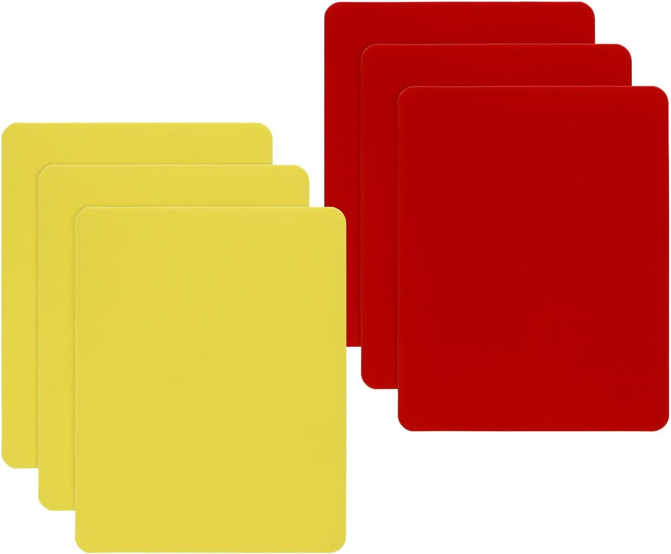 PVC Soccer Cards Set Red Yellow Card Warning Ejection for Umpire Judge ...