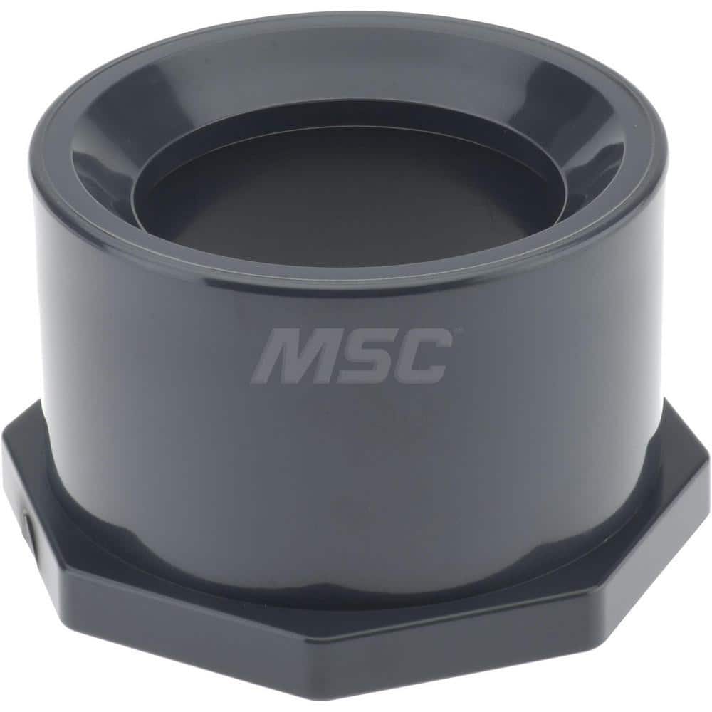 PVC Solvent-Weld Schedule 80 Bushing, 3" Male Spigot x 2-1/2" Slip ...