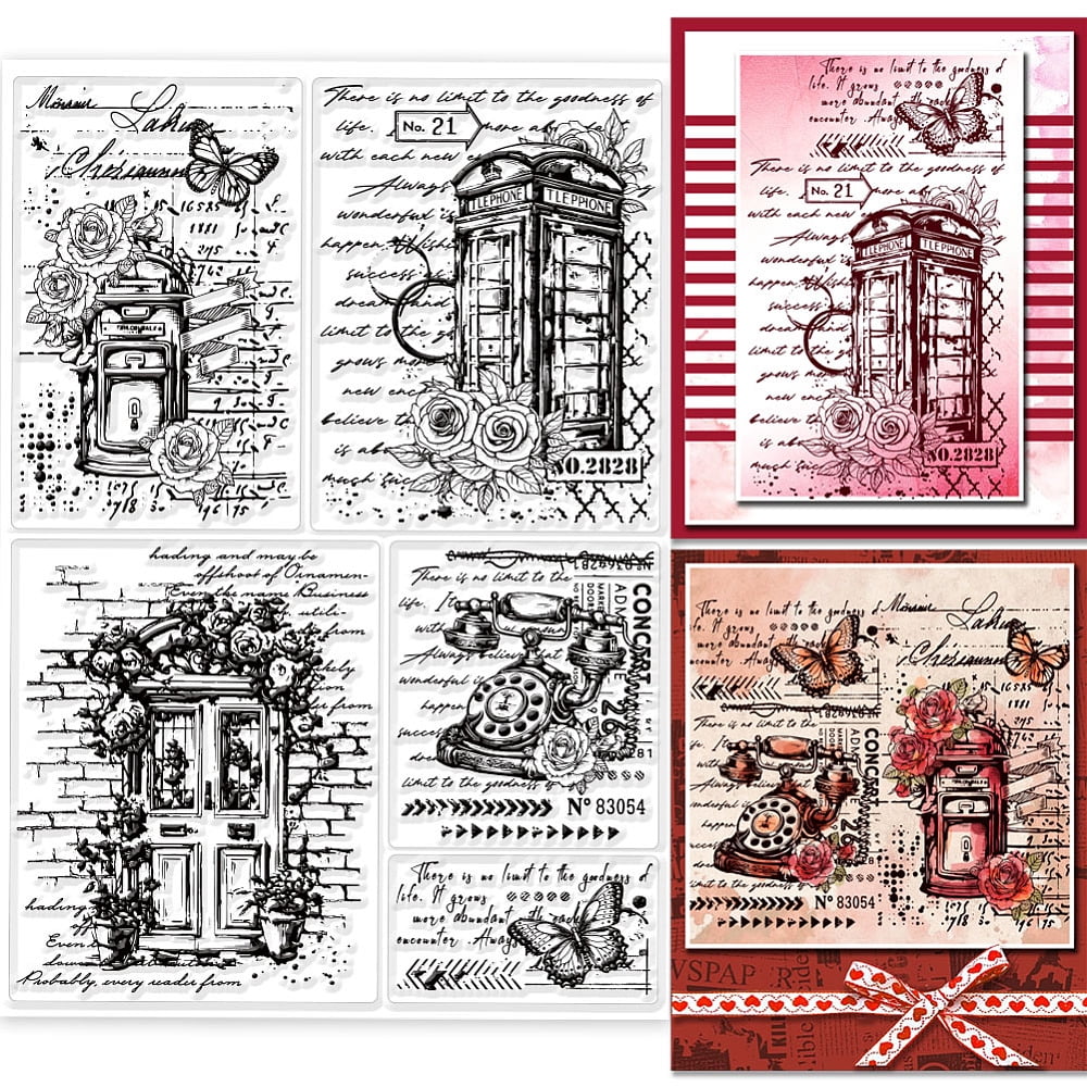 PVC Stamps for DIY Scrapbooking Photo Album Decorative Cards Making ...