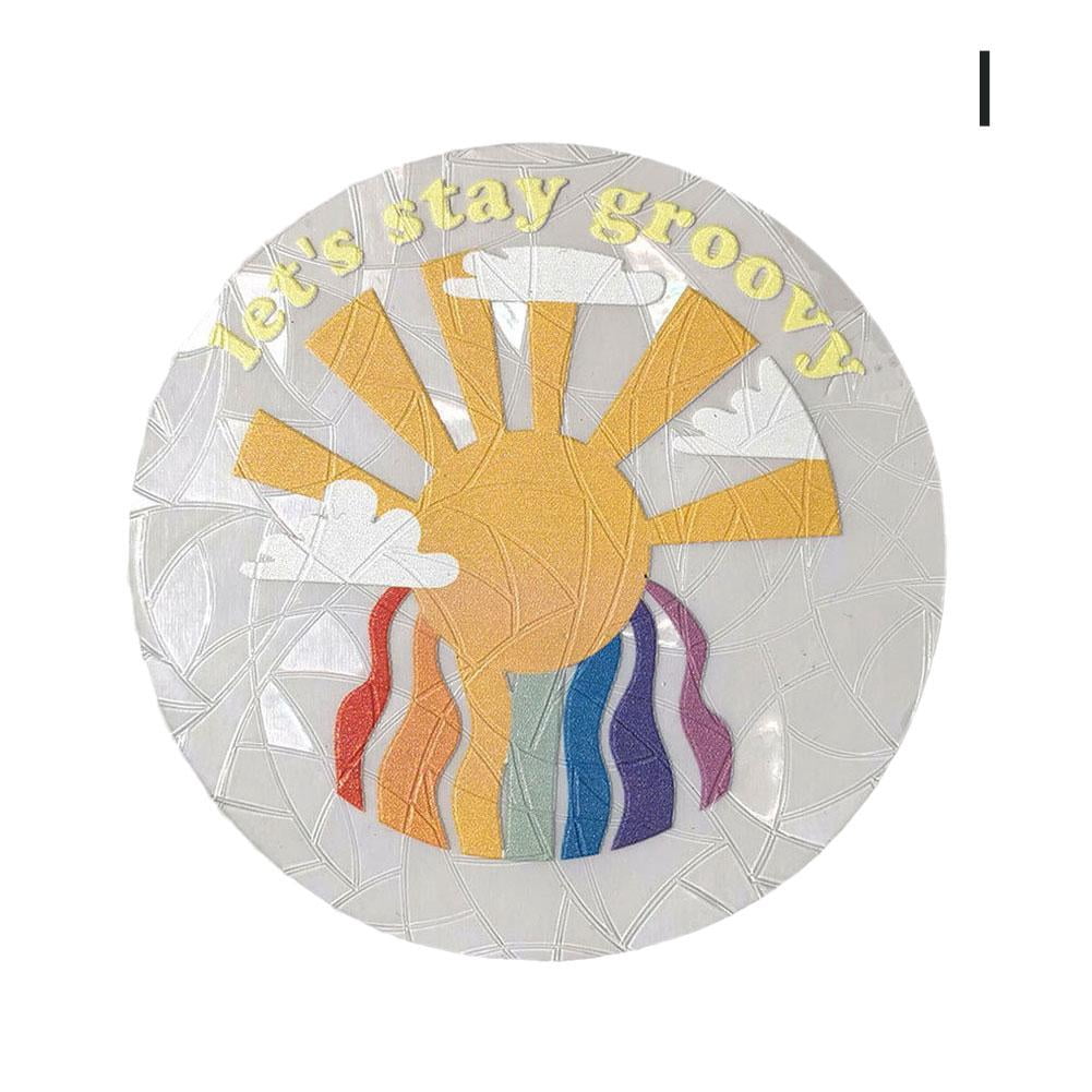 PVC Stickers For Window Wall Stickers Rainbow Prisms Sticker Sunlight ...