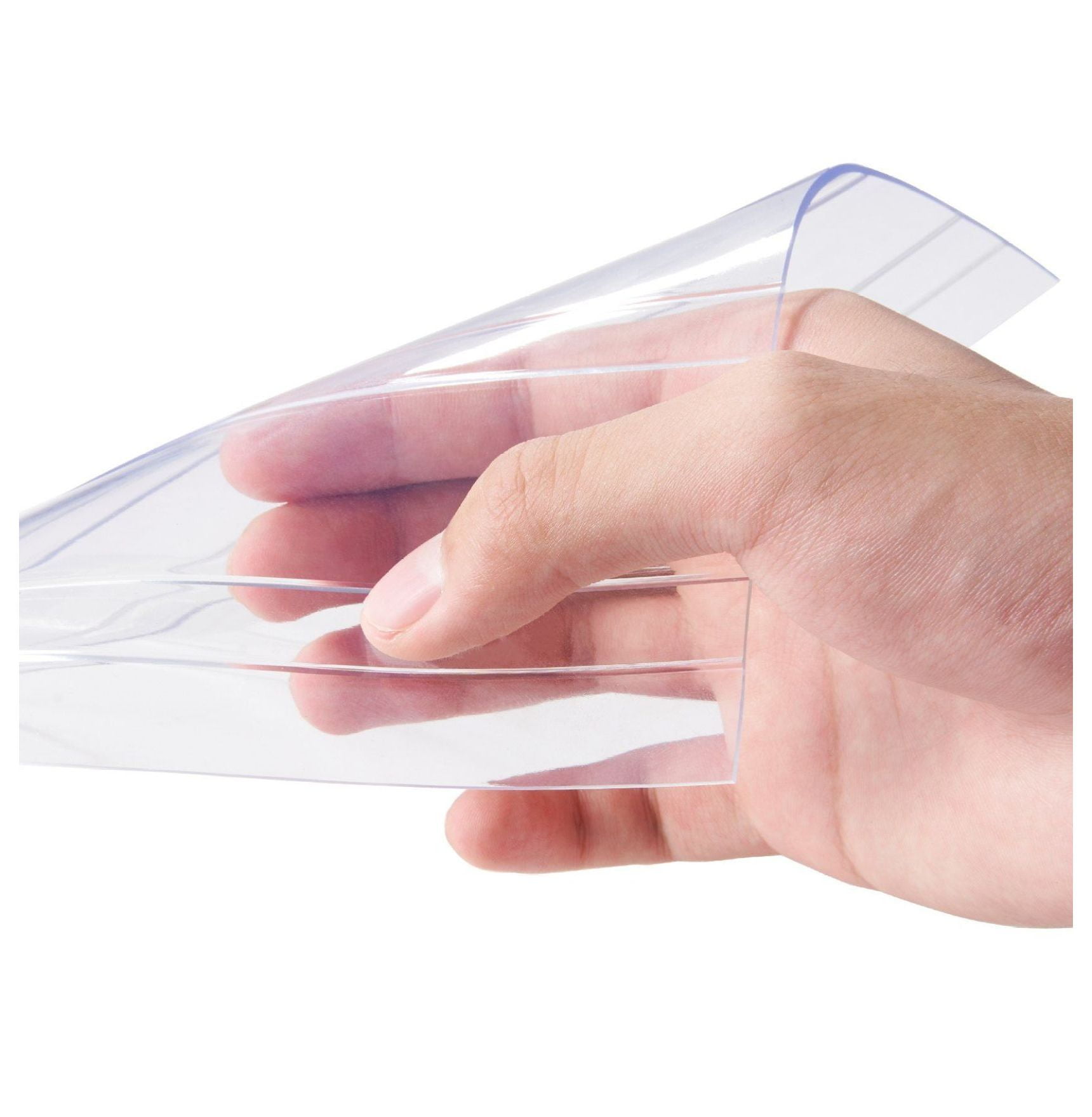 PVC Strip Curtain 164ft x 8in, Clear Plastic Door Strip Roll ...