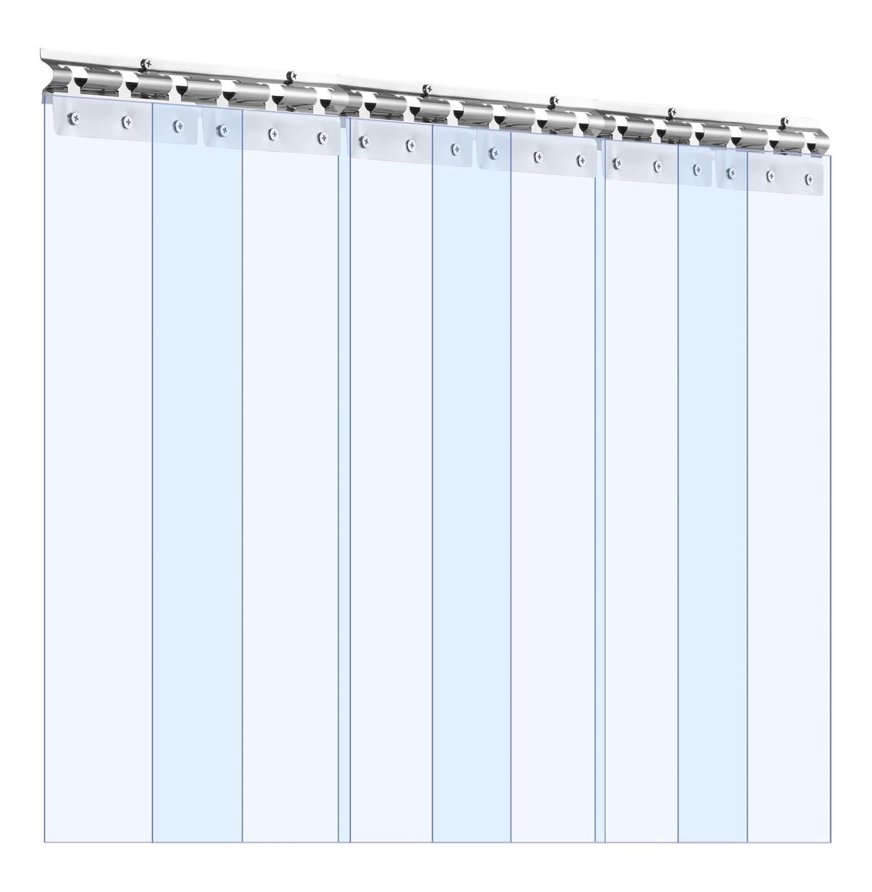 PVC Strip Curtain - 80" x 36", 6 Pack - Freezer Cooler Door Strip ...