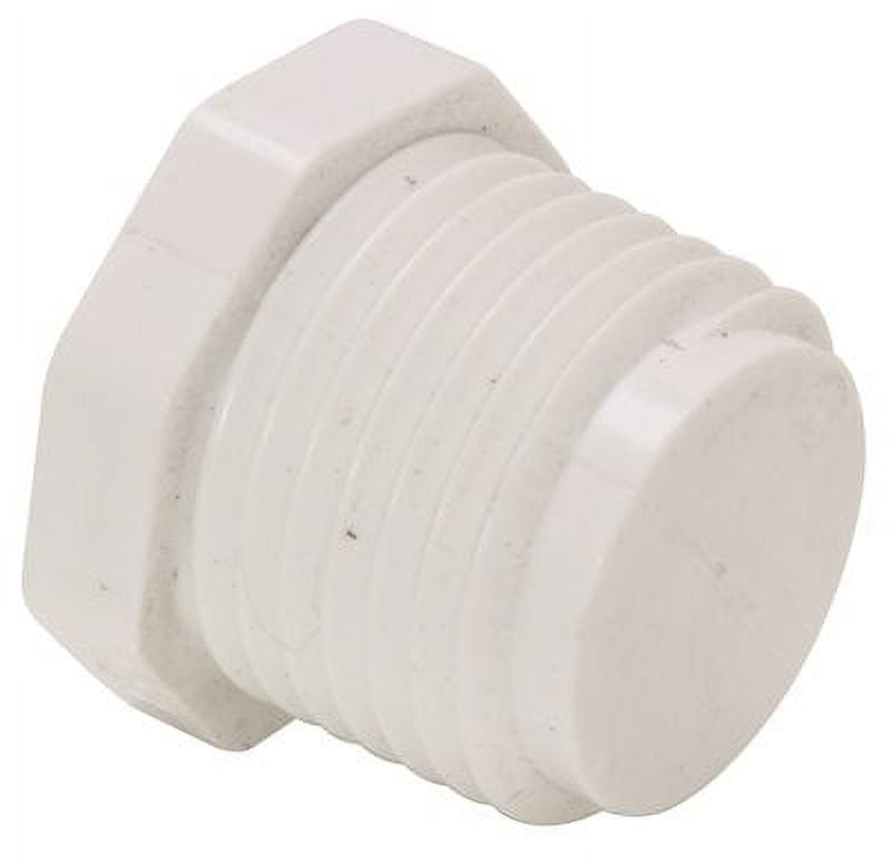 PVC THREADED PLUG 1/2 IN. per 43 Each - Walmart.com
