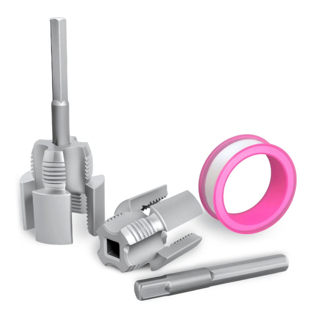 PVC Thread Maker Tool 1/2inch 3/4inch PVC Pipe Threading Dies Plumbing ...