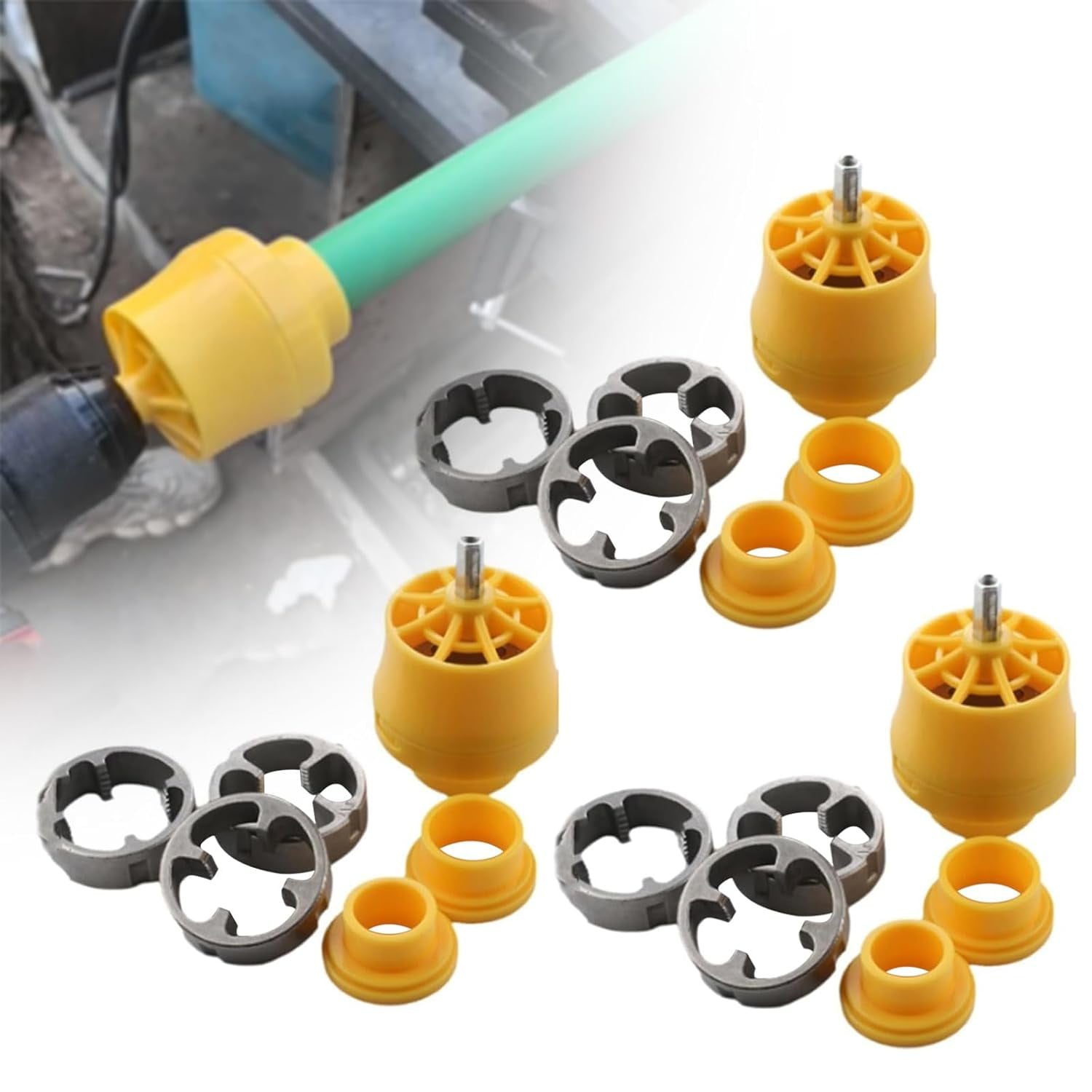 PVC Thread Maker Tool for Electric Drill,Pipe Threader Plumbing Tool ...