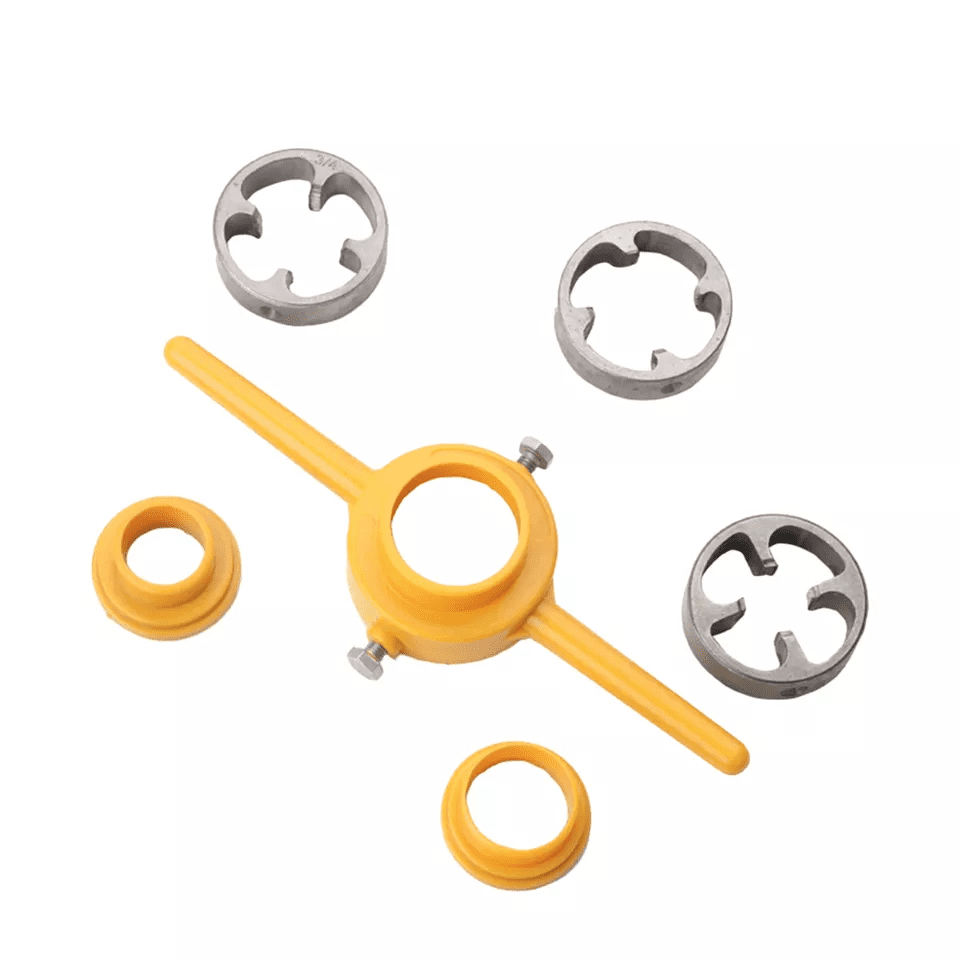 PVC Thread Maker Tool, NPT Die Set, Pipe Threader Plumbing Tool, with 3 ...