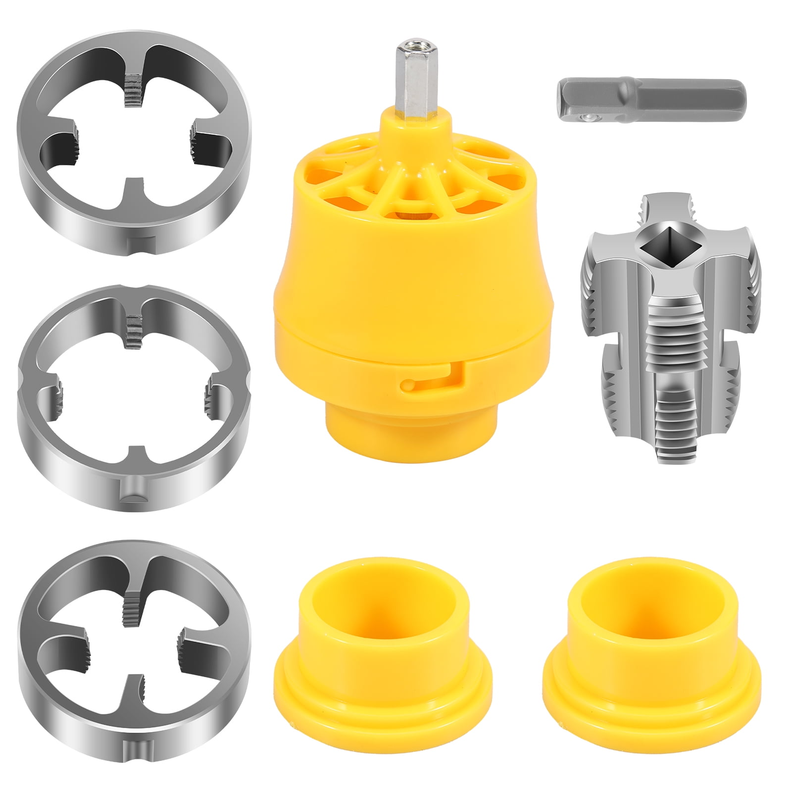 PVC Thread Maker Tool Sturdy Electric Drill PVC Pipe Threader Kit ...