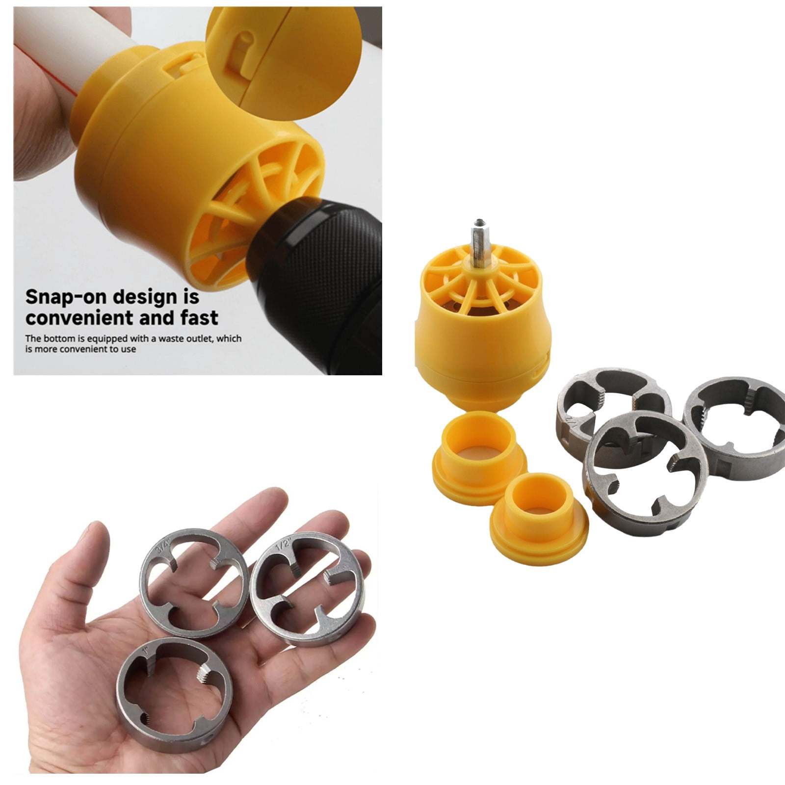 Thread Maker Tool for Electric Drill,Pipe Threader,Sanitary Tool, Pipe ...