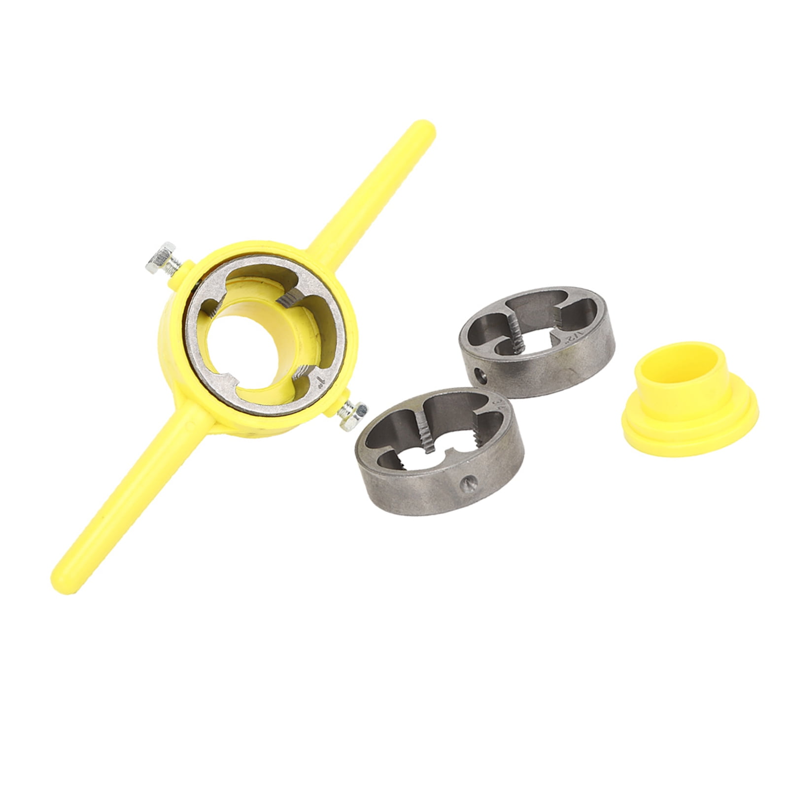 PVC Thread Tool Maker Pipe NPT Round Die Set Threader Plumbing Manual ...