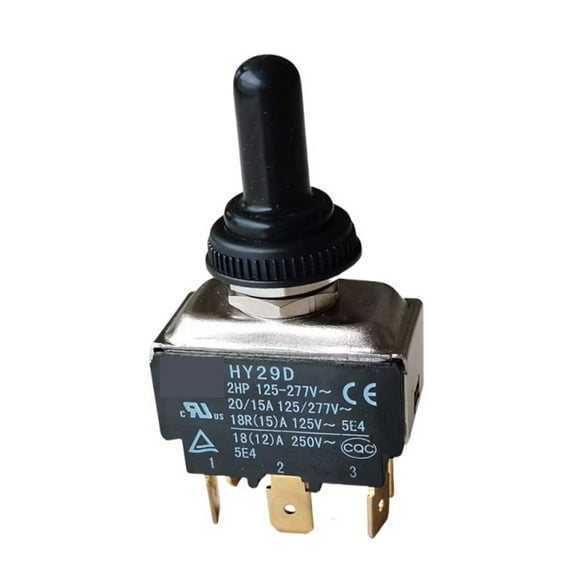 PVC Toggle Switches HY29D 6 Pin 3 Position Switches Triple Position 6 ...