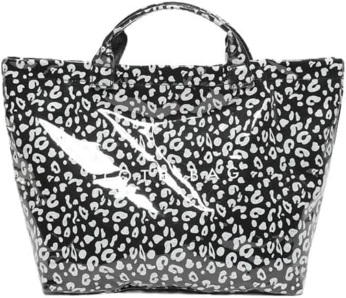 PVC Tote Bag,Leopard Print Bag Women's Letter Print Bag Large Cheetah ...