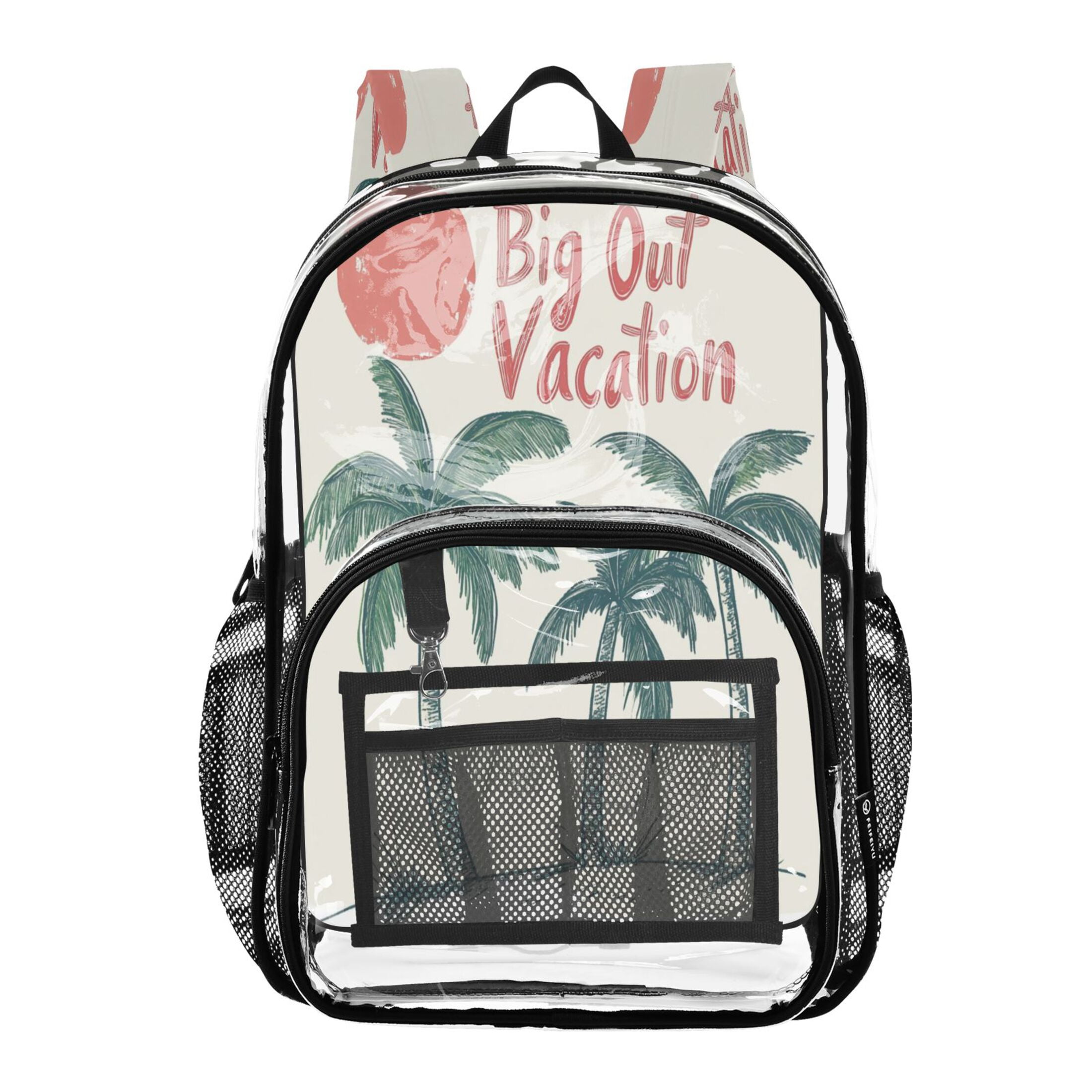 PVC Transparent Backpack, Backpack, Beautiful Backpack, Suitable for ...