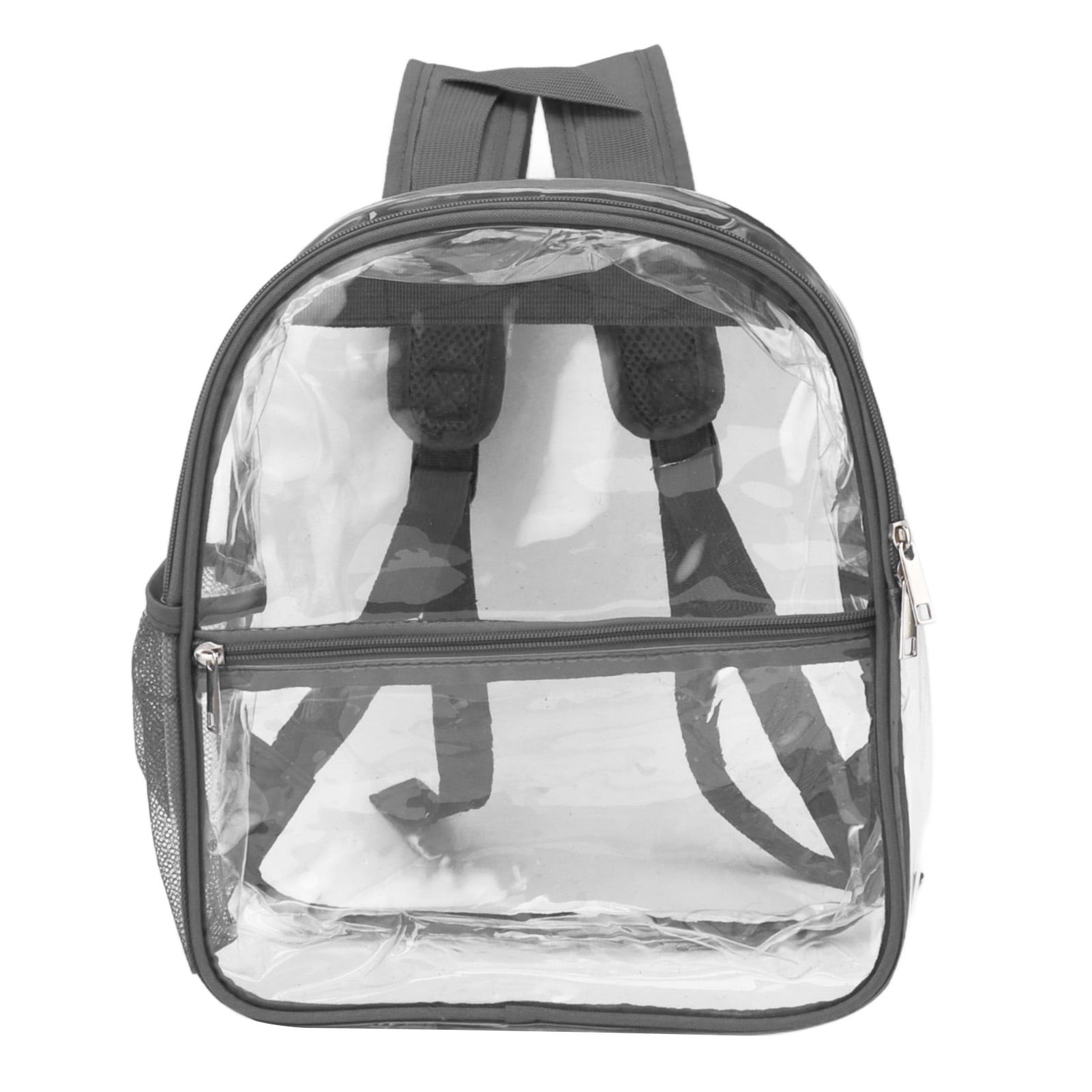 PVC Transparent Backpack Portable PVC Zipper Design High Capacity Clear ...